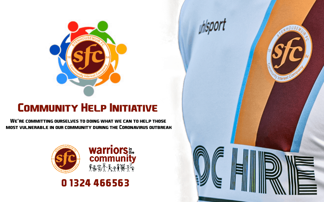 Launching our Community Help Initiative - Stenhousemuir FC