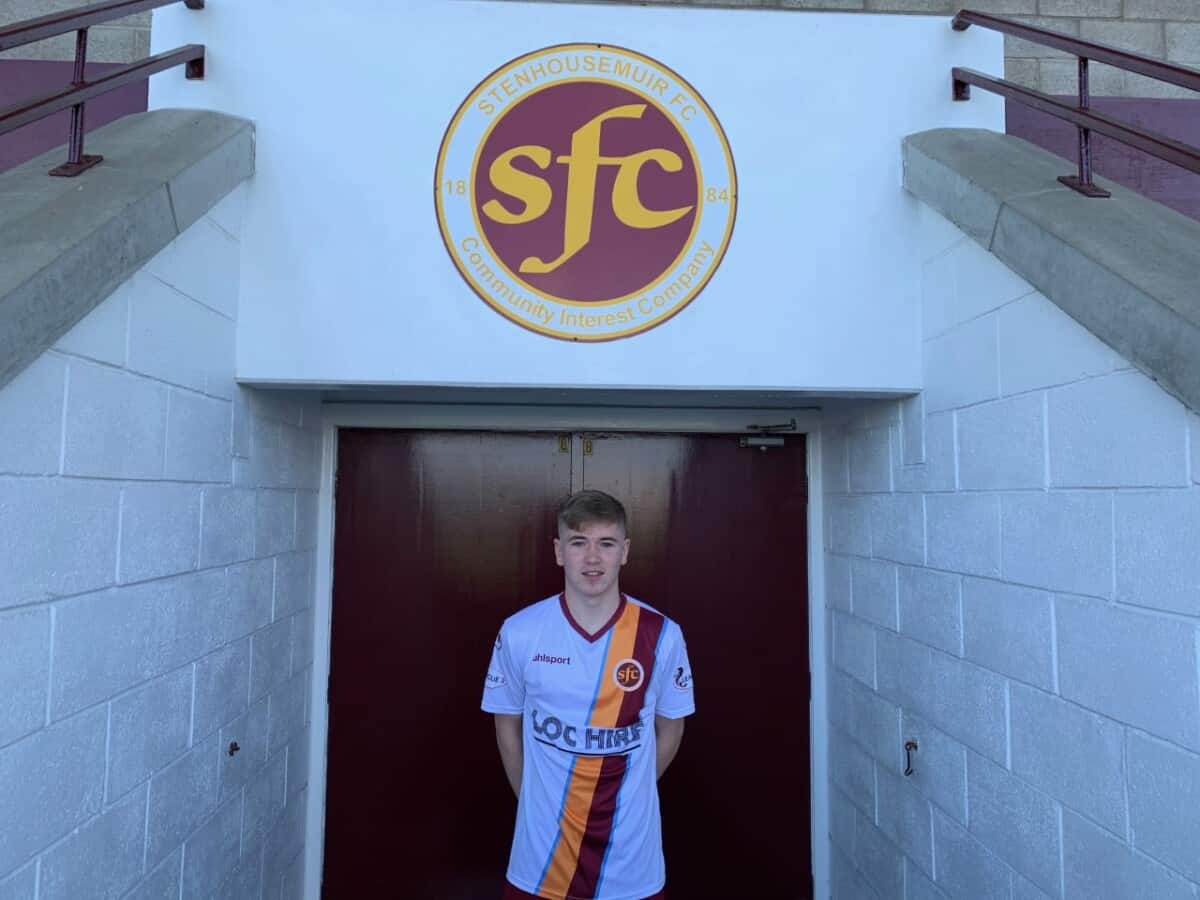 Cameron Graham Signs for the Warriors - Stenhousemuir FC