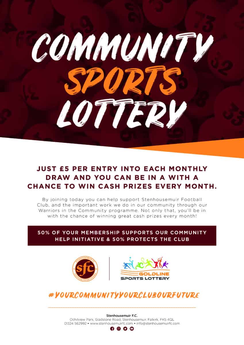 PLEDGE YOUR SUPPORT TO OUR COMMUNITY & YOUR CLUB | Stenhousemuir FC