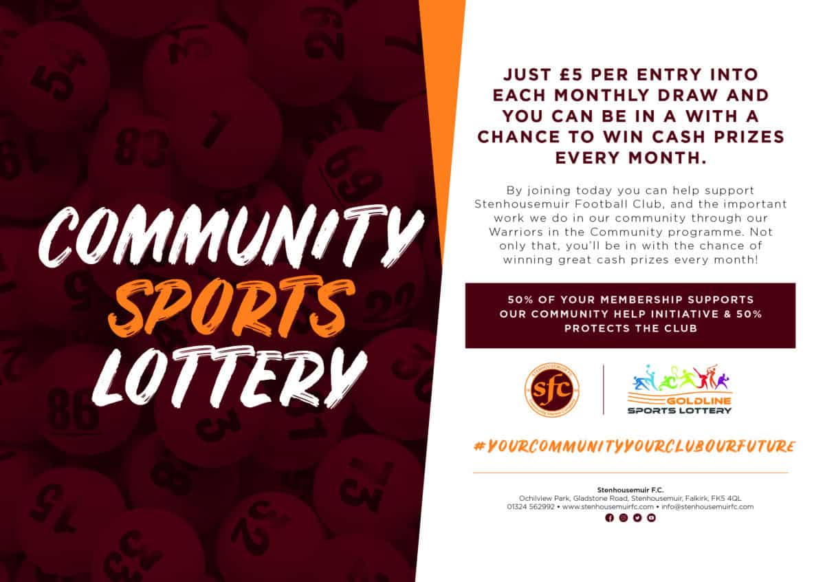 Pledge Your Support To Our Community And Your Club Stenhousemuir Fc