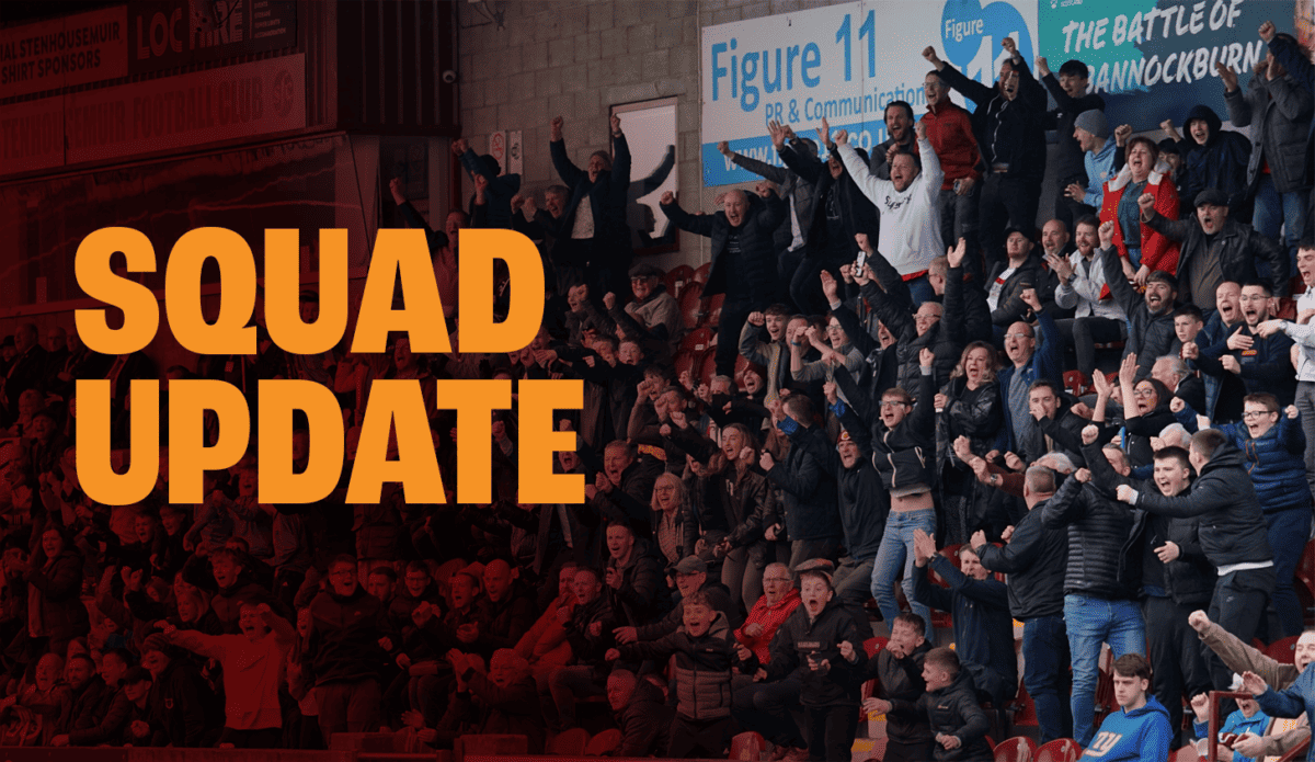 Squad Update - Stenhousemuir FC