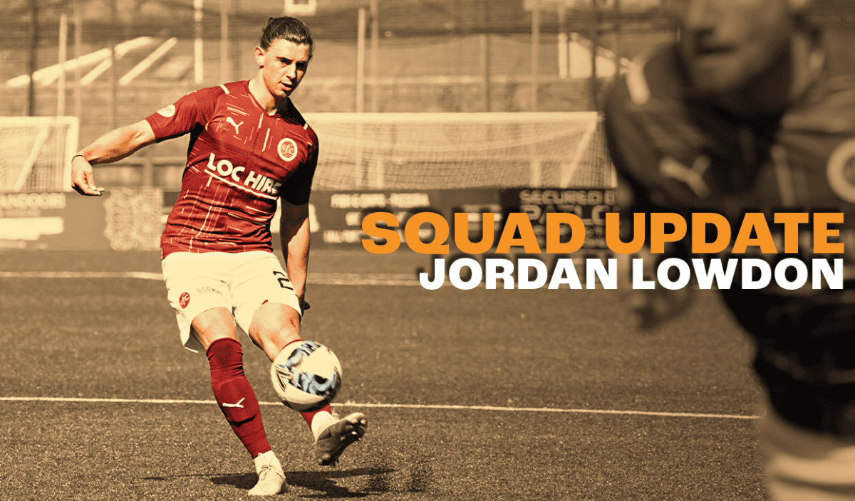 SQUAD UPDATE | Jordan Lowdon - Stenhousemuir FC