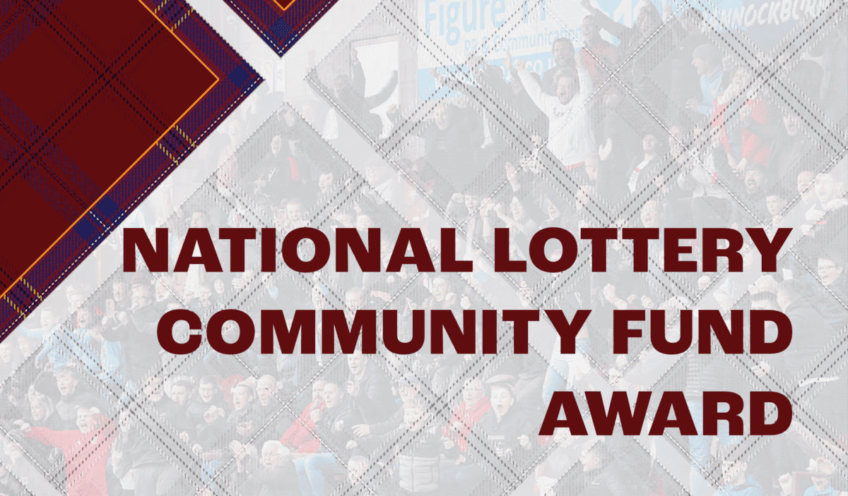 National Lottery Community Fund Award - Stenhousemuir FC