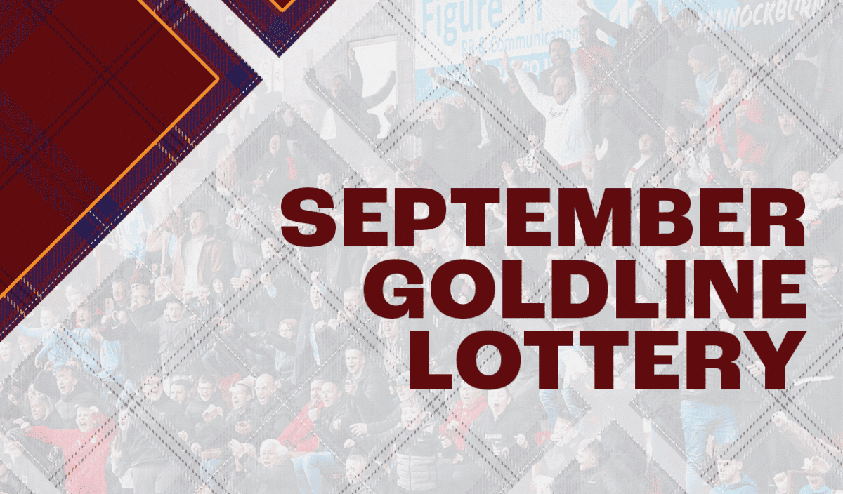 GOLDLINE LOTTERY | SEPTEMBER WINNERS | Stenhousemuir FC