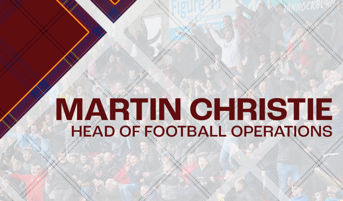 Martin Christie appointed Head of Football Operations | Stenhousemuir FC