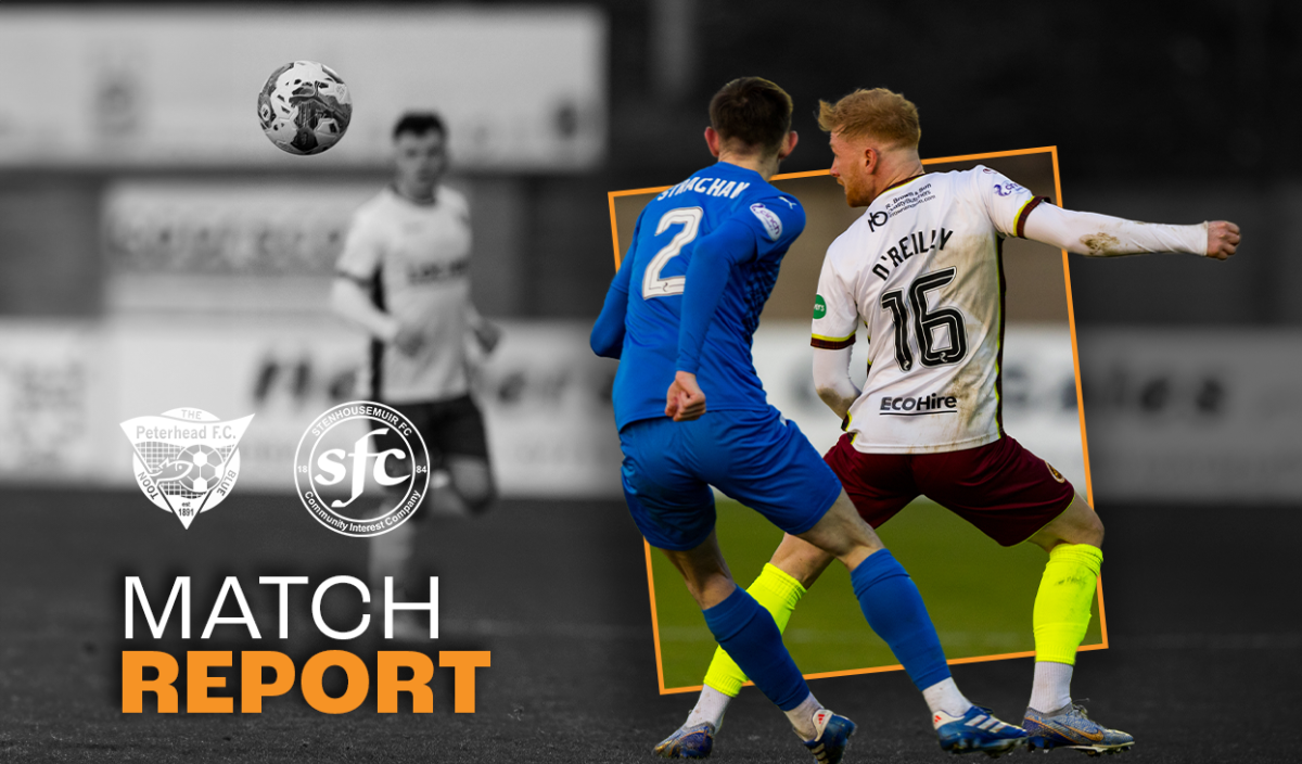 Match report | vs Peterhead | Stenhousemuir FC