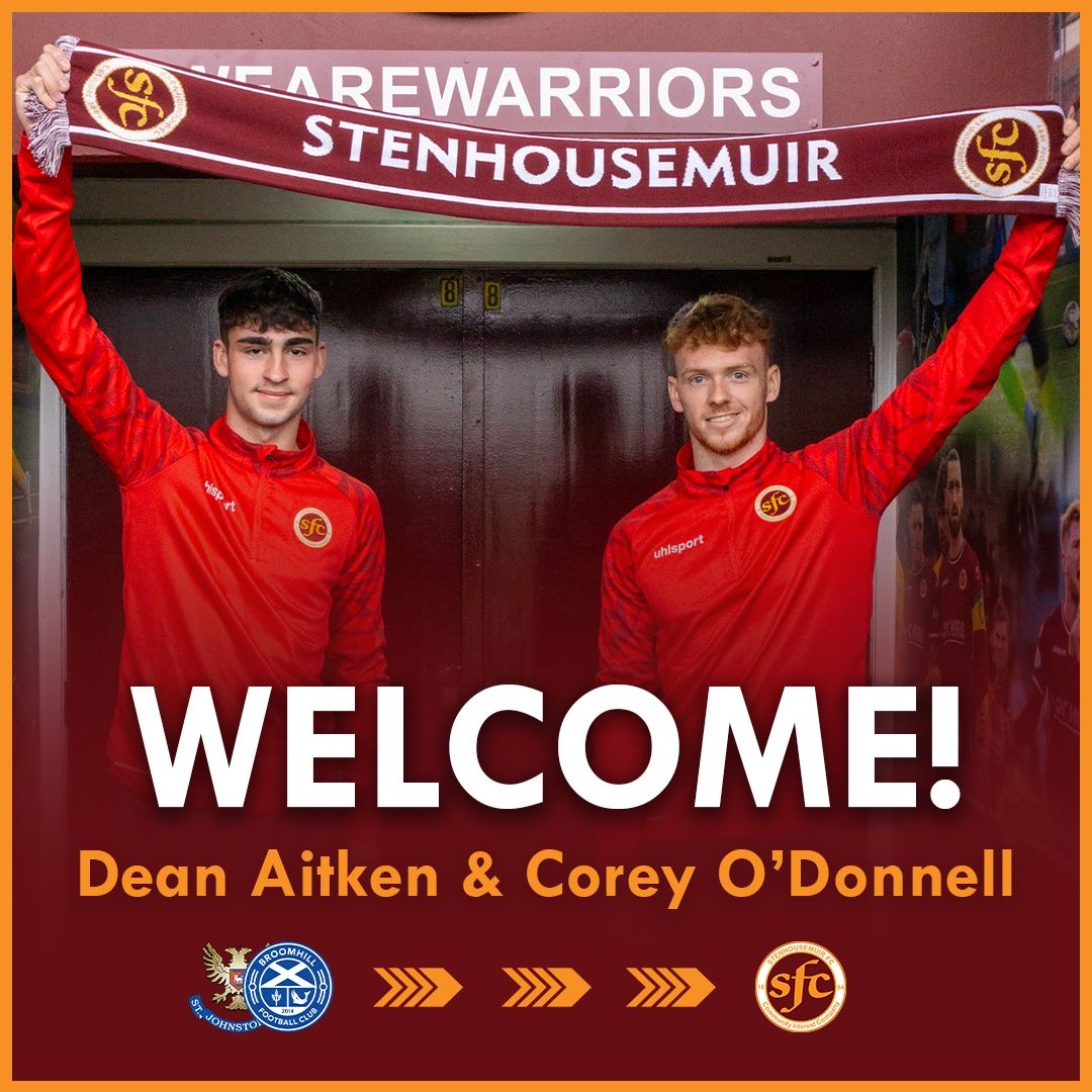 Corey O’Donnell & Dean Aitken are Warriors - Stenhousemuir FC