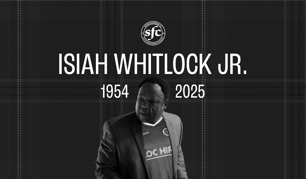 In Memory of Isiah Whitlock Jr | Stenhousemuir FC