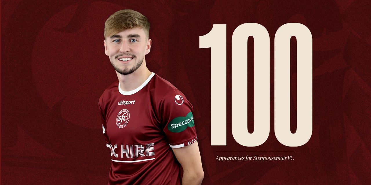 Ross Taylor Hits 100 Appearances For Stenhousemuir | Stenhousemuir FC